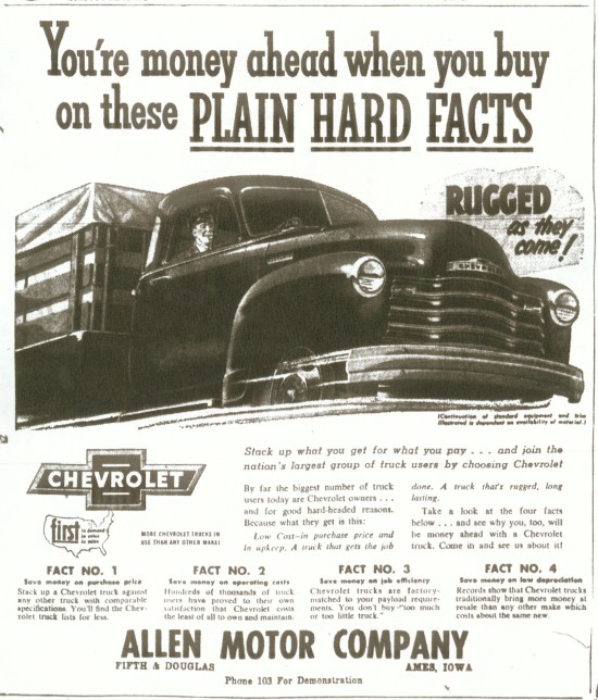 Allen Motor Company | Ames History Museum