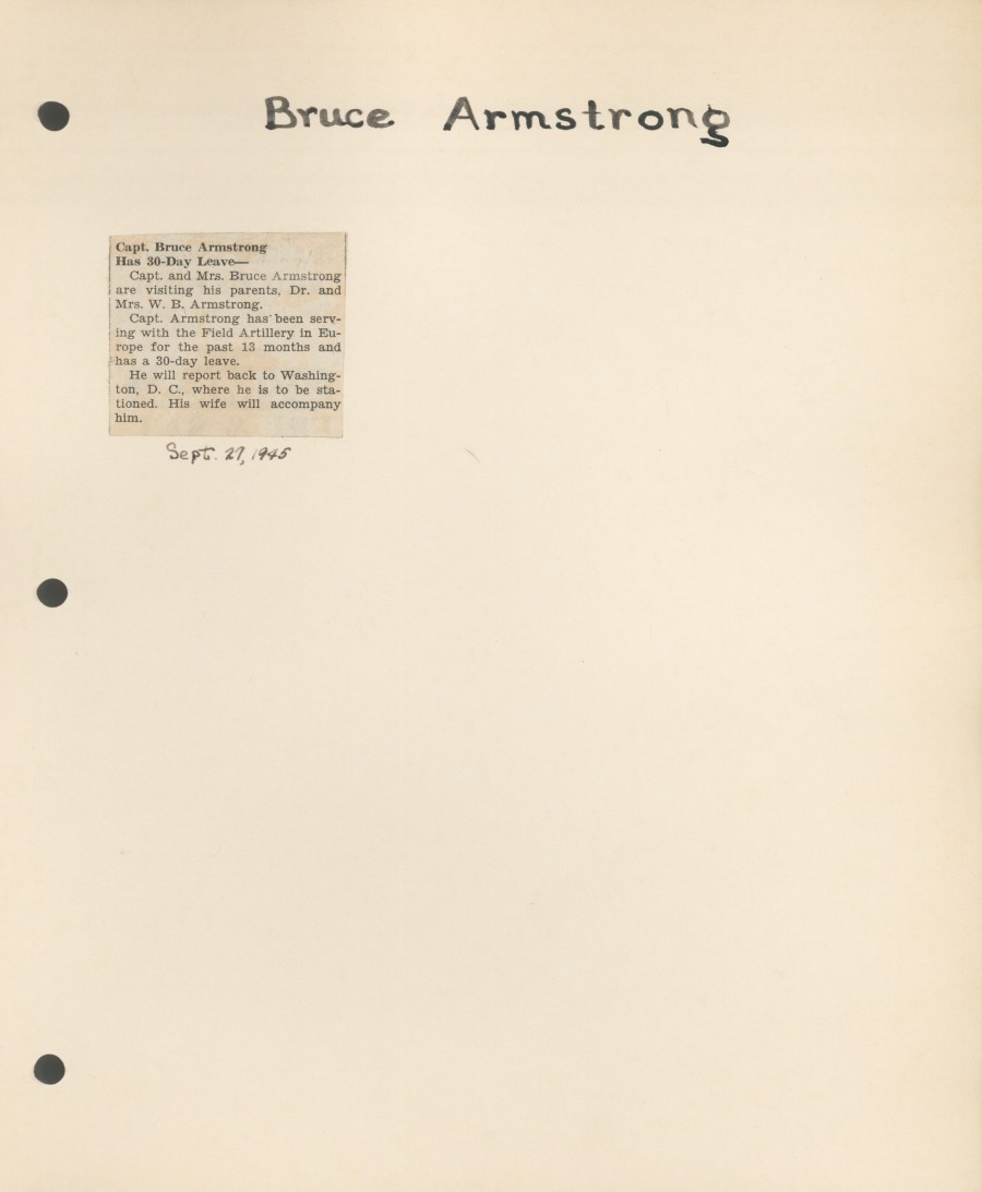 Bruce Armstrong | Ames History Museum