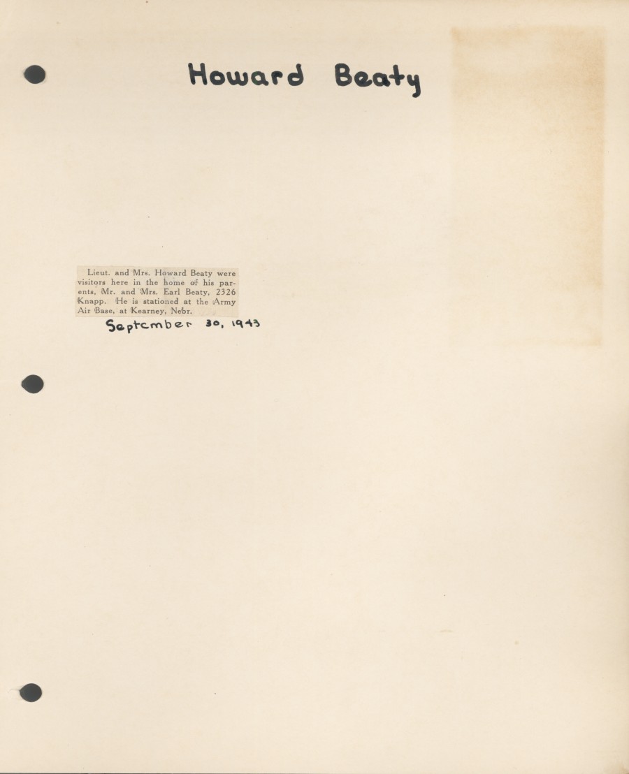 Howard Beaty | Ames History Museum