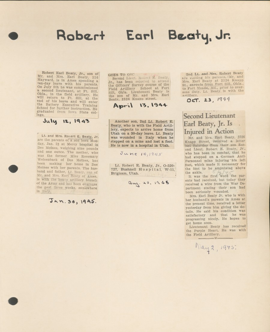 Robert E. Beaty | Ames History Museum