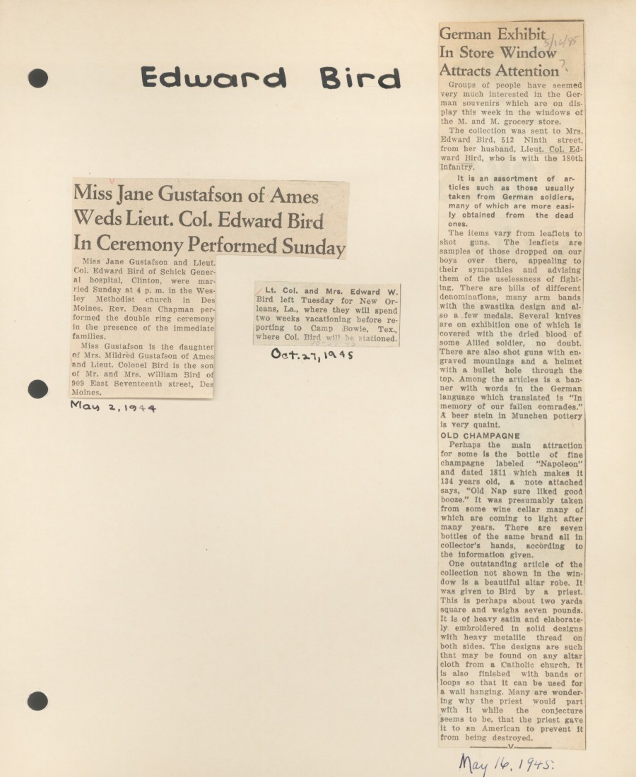 Edward Bird | Ames History Museum