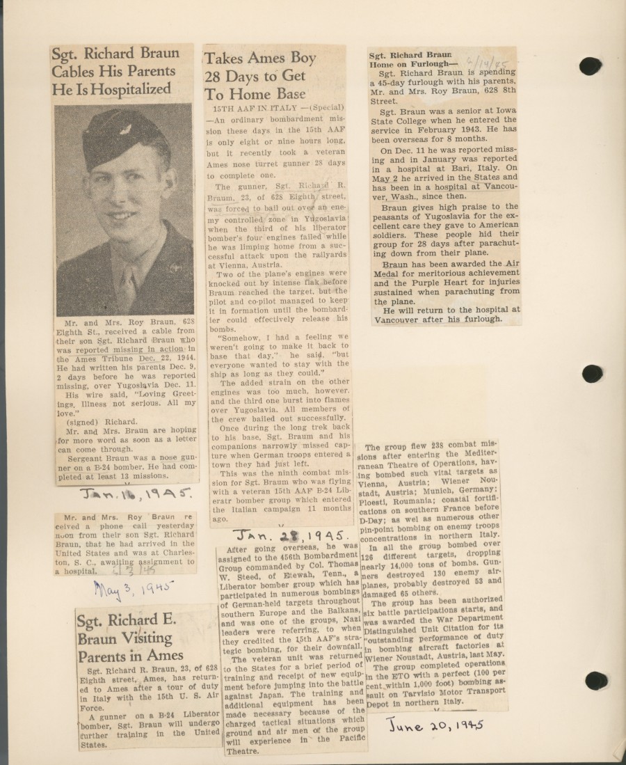 Richard Roy Braun | Ames History Museum