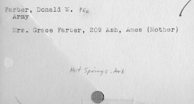 Donald W. Farber | Ames History Museum