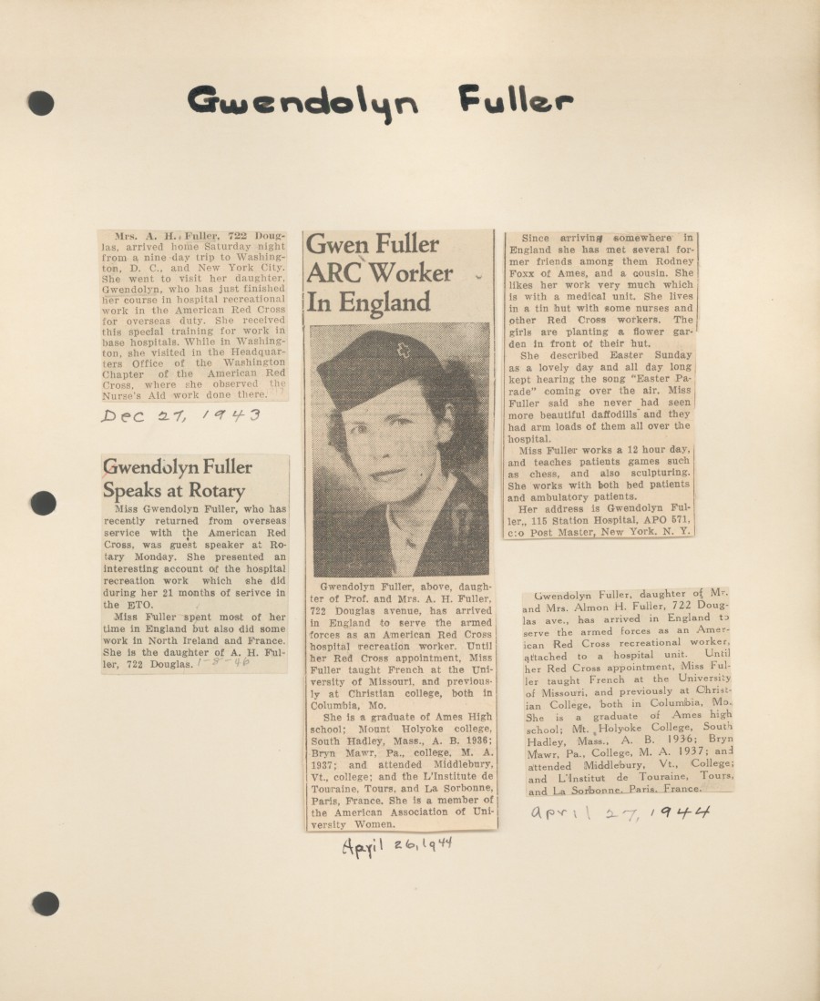 Gwendolyn Fuller | Ames History Museum