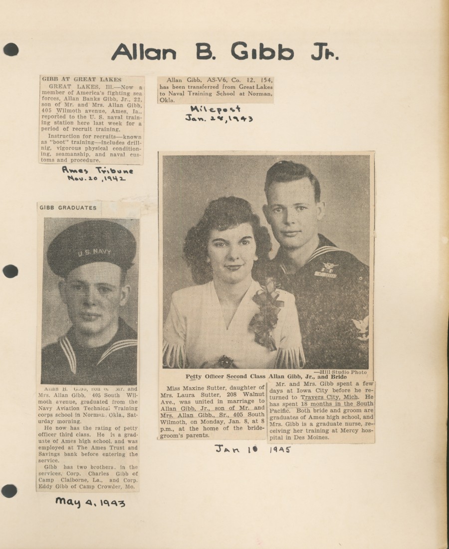 Allan B. Gibb, Jr. | Ames History Museum