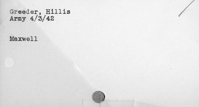 Hillis Greeder | Ames History Museum