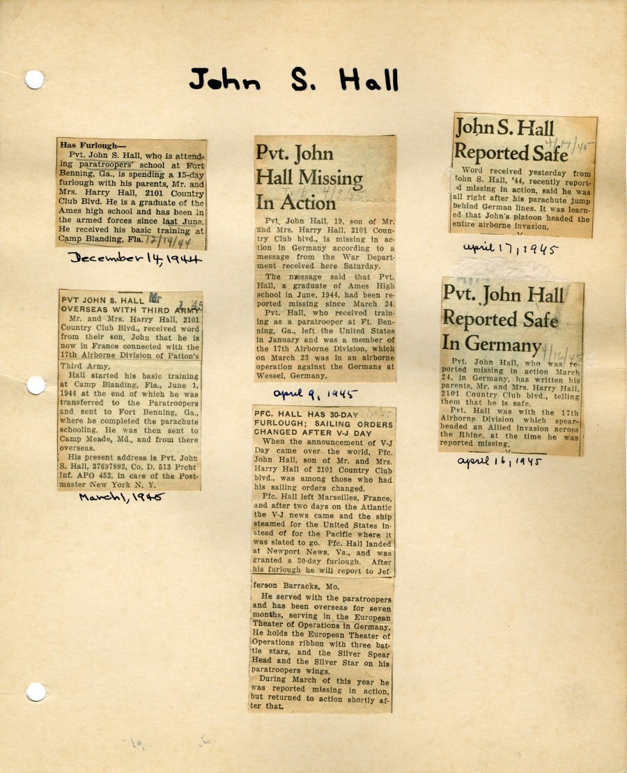 John S. Hall | Ames History Museum