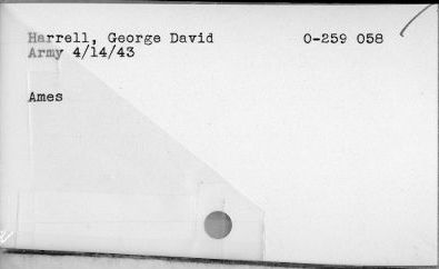 George David Harrell | Ames History Museum