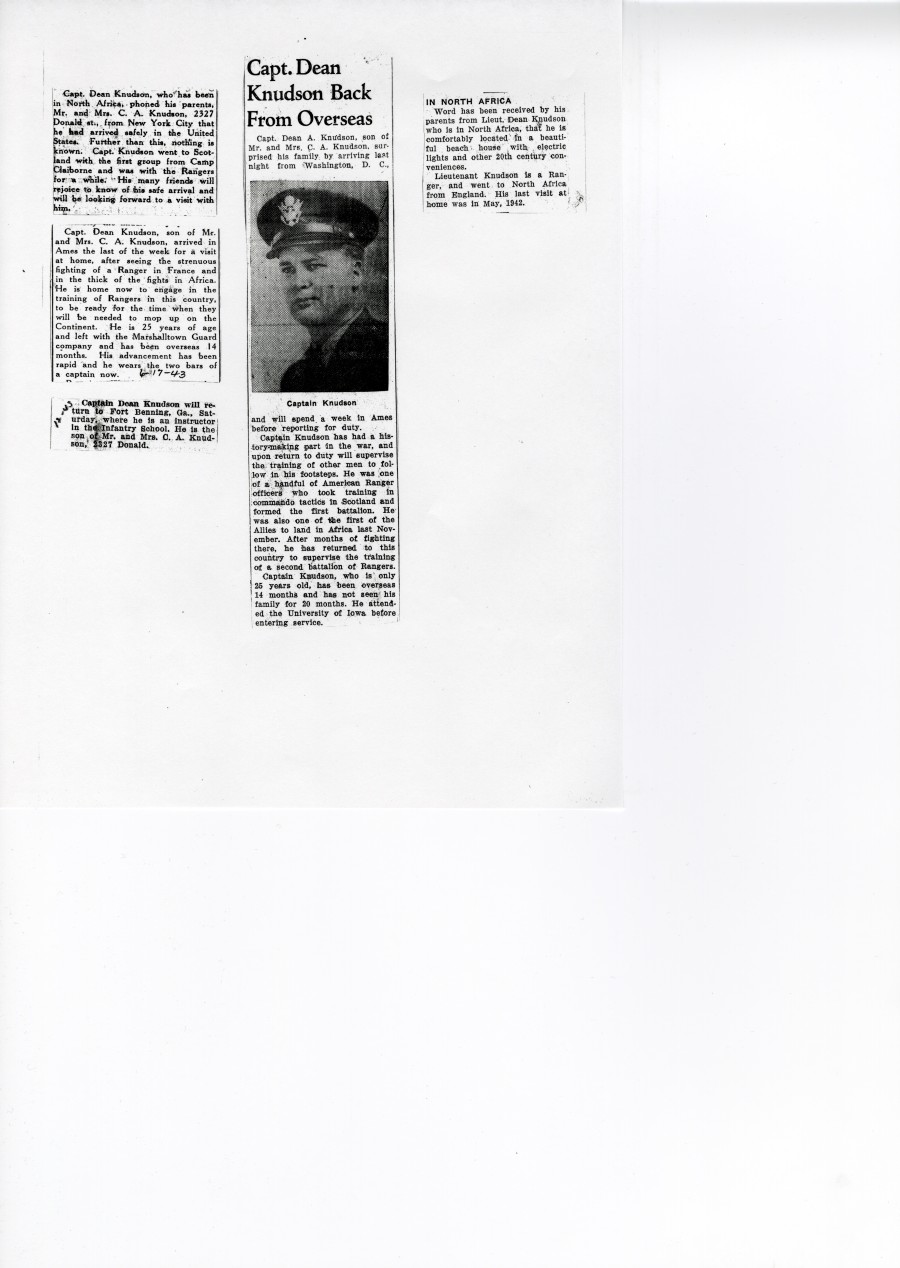 Dean Alvin Knudson | Ames History Museum
