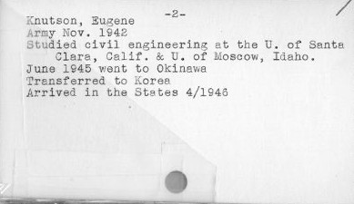 Eugene Knutson | Ames History Museum