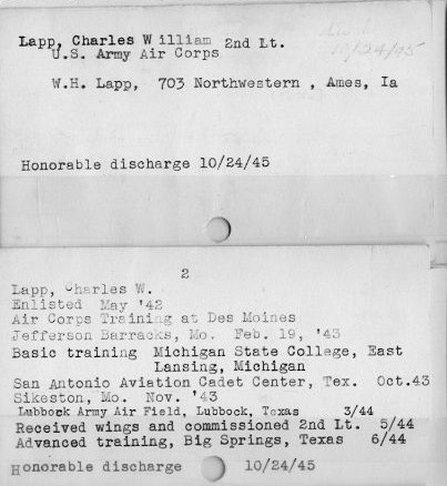 Charles William Lapp | Ames History Museum