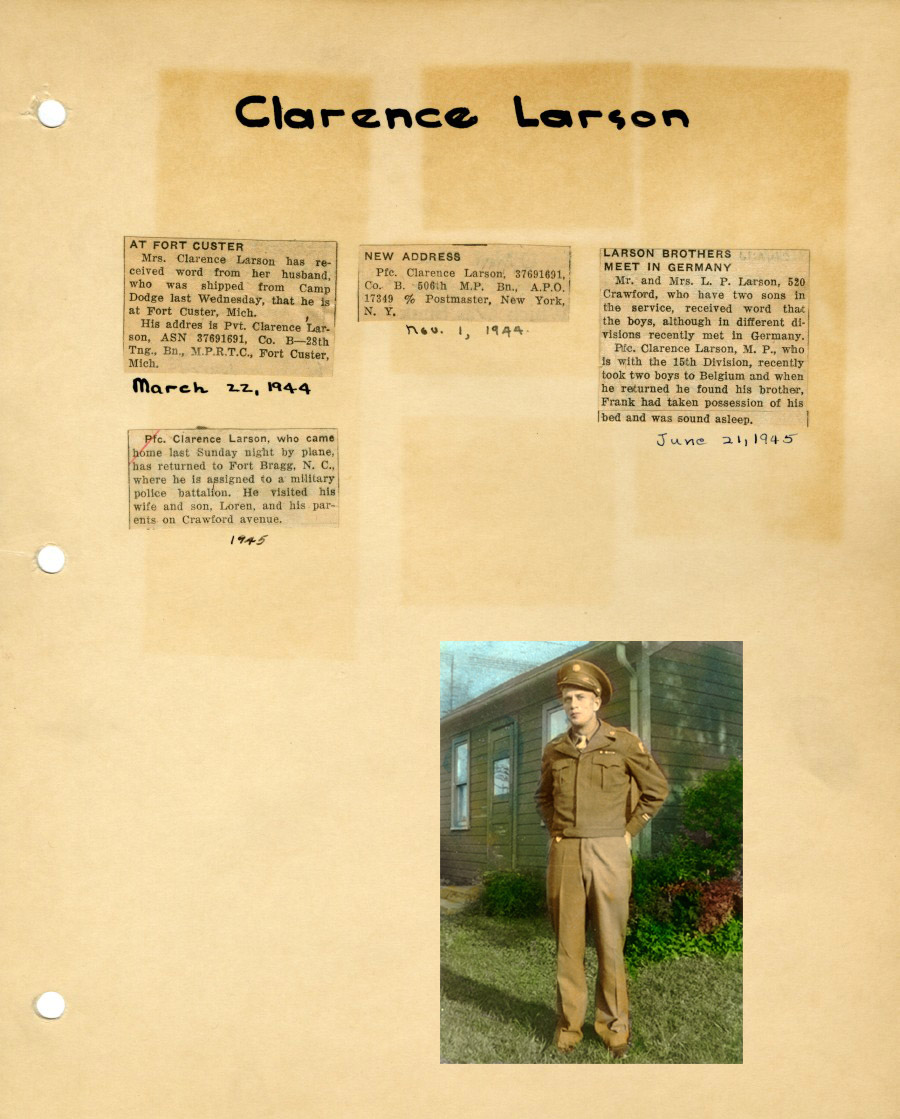 Clarence Larson | Ames History Museum