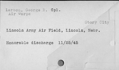 George R. Larson | Ames History Museum