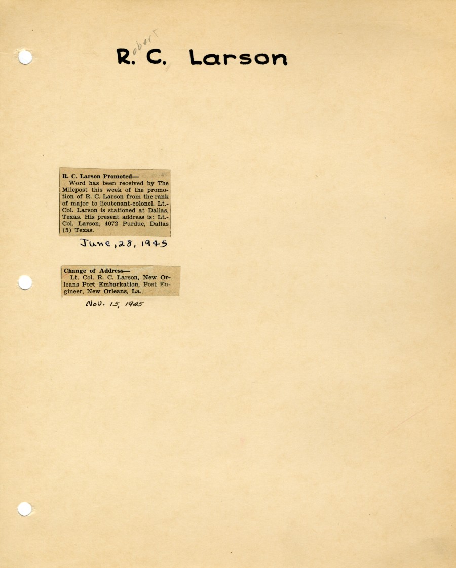 Robert C. Larson | Ames History Museum