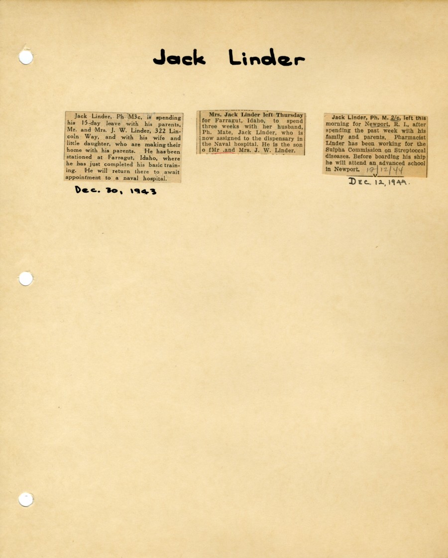 Jack Linder | Ames History Museum