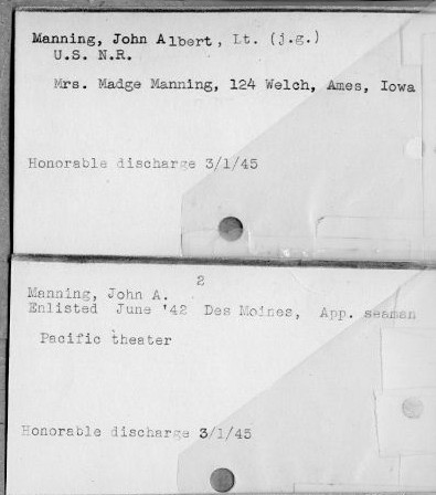 John Albert Manning | Ames History Museum