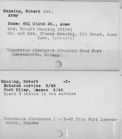 Robert Manning | Ames History Museum