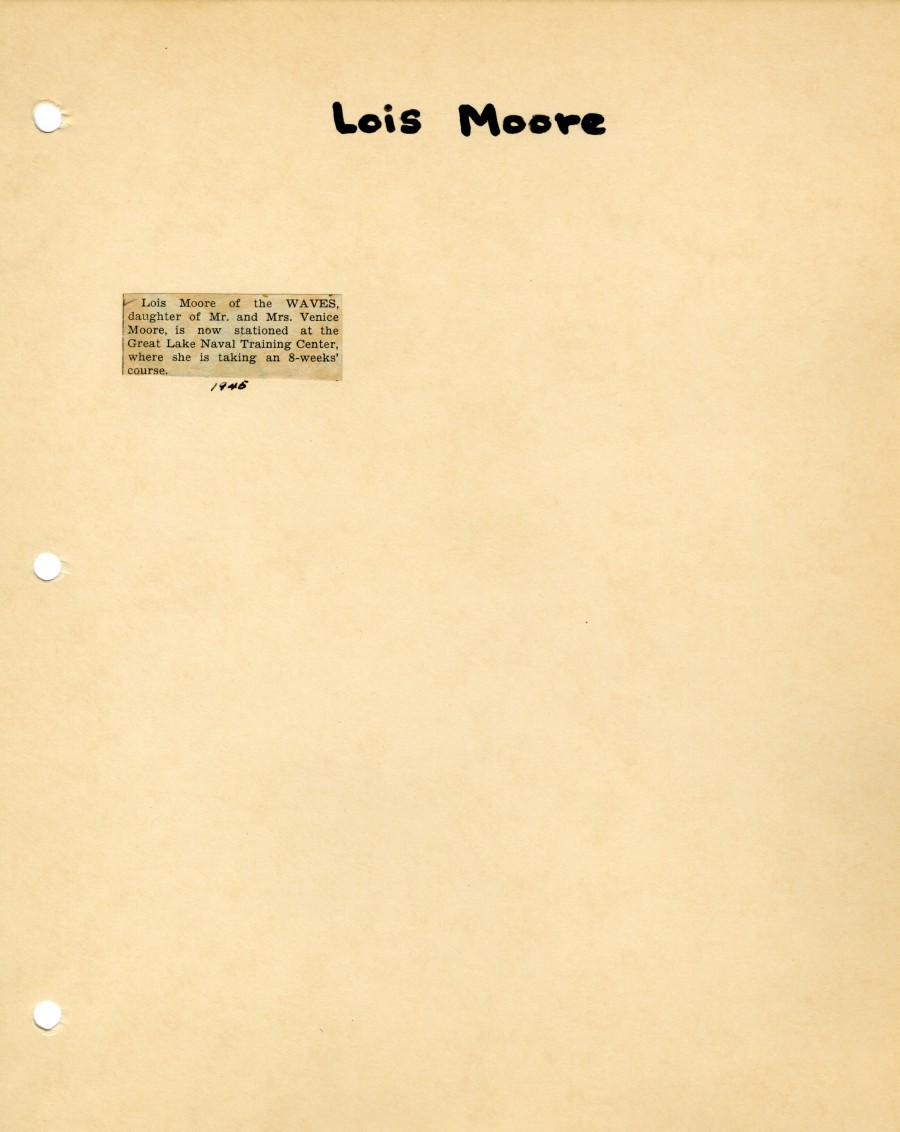 Lois Moore | Ames History Museum