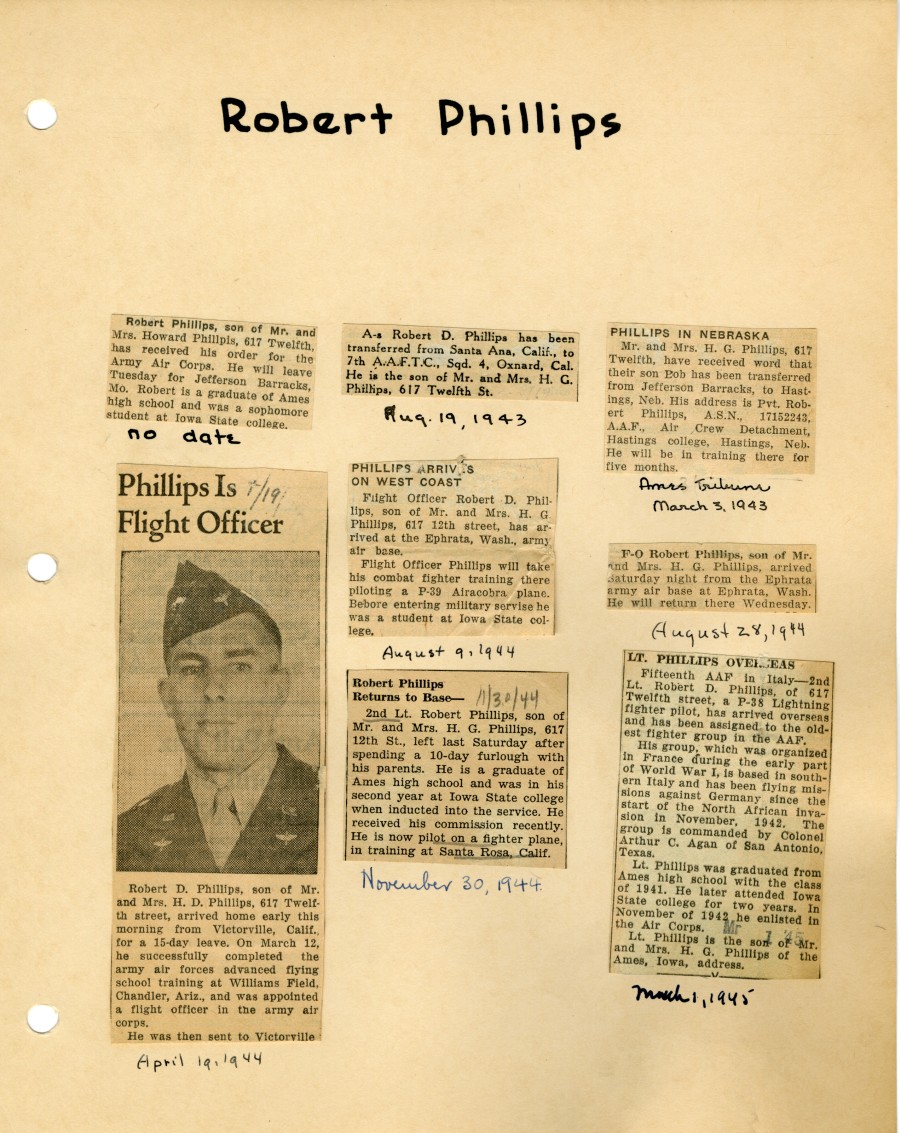 Robert D. Phillips | Ames History Museum