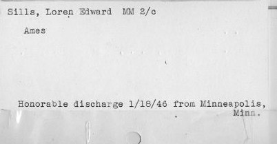 Loren Edward Sills | Ames History Museum