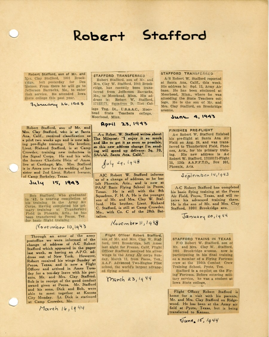 Robert Stafford | Ames History Museum