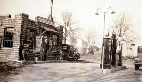 Square Deal Service Station | Ames History Museum