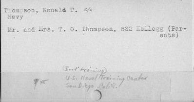 Ronald T. Thompson | Ames History Museum